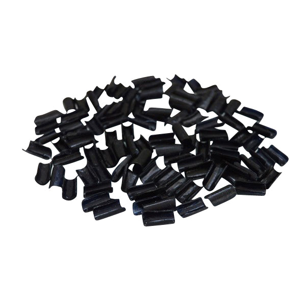 100 keratin bonds u-tip nails black/brown/clear – Global Extend